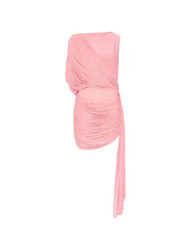 Alex Perry Draped Mini Dress - Pink