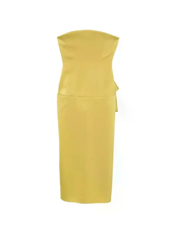 Alex Perry Strapless Midi Dress