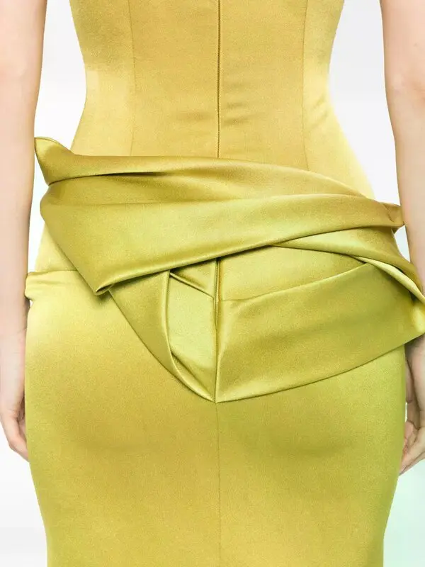 Alex Perry Strapless Midi Dress