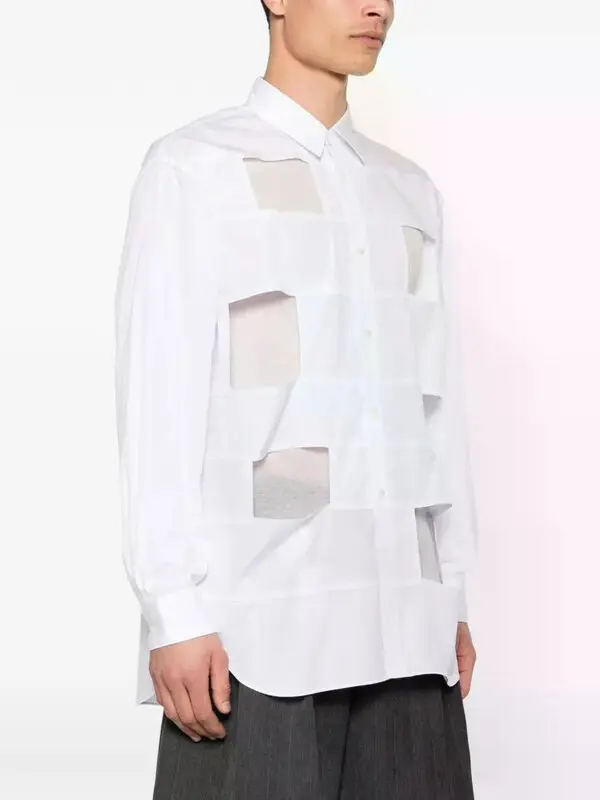 Comme Des Garçons Cut-out-design Shirt