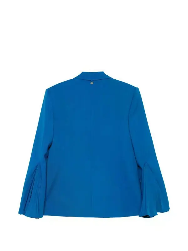 Giuseppe Di Morabito Double-breasted Pleated Jacket - Blue