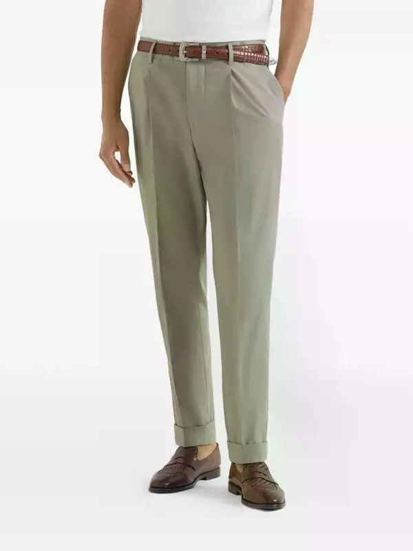 Brunello Cucinelli Pleated Trousers - Neutrals