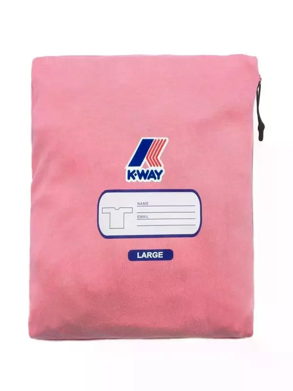 K-WAY Leonide Logo T-shirt - Pink