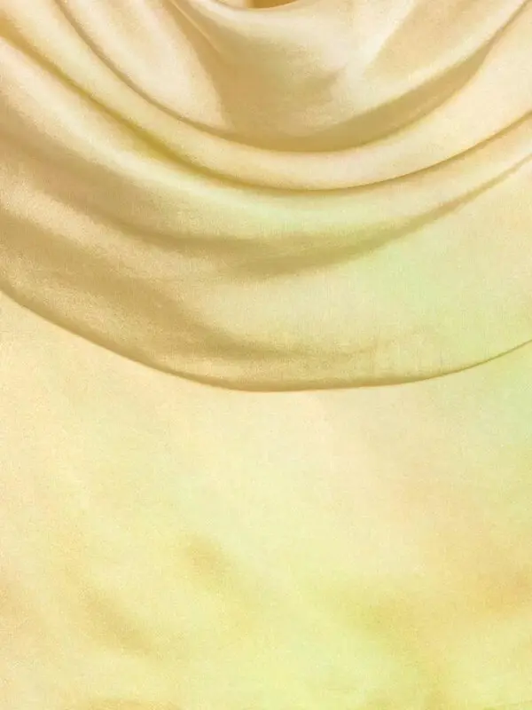 ROTATE BY BIRGER CHRISTENSEN Chiffon Waterfall Top - Neutrals