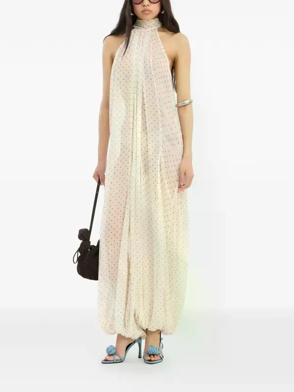 ROTATE BY BIRGER CHRISTENSEN Balloon Jumpsuit - Neutrals