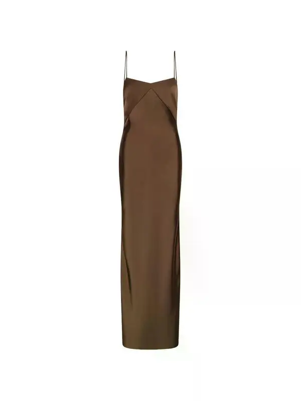 ROTATE BY BIRGER CHRISTENSEN Slip Maxi Dress