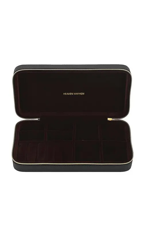 HEAVEN MAYHEM Travel Jewelry Case - Black