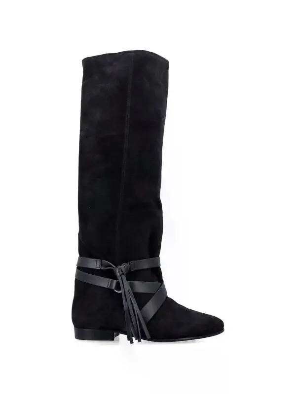 Isabel Marant Étoile Silmon Suede Boots - Black