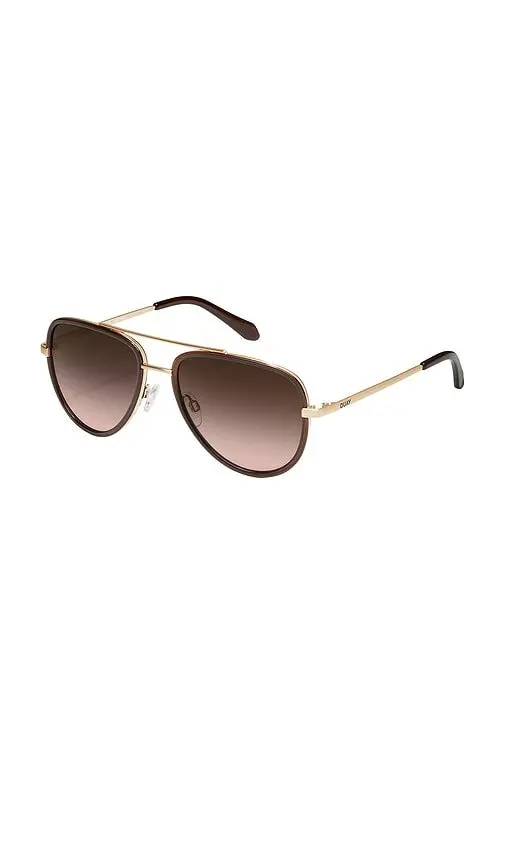 Quay In Medium Aviator Sunglasses