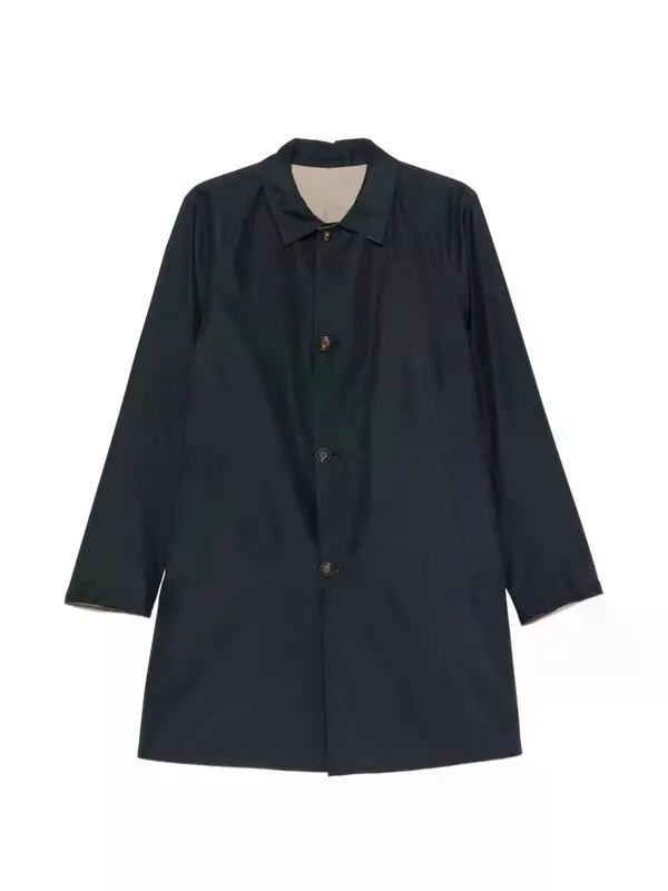 KIRED Single-breasted Coat - Blue