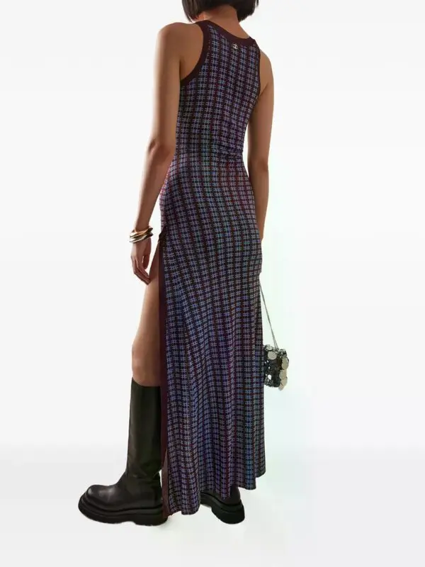 Rabanne Sleeveless Midi Dress - Purple