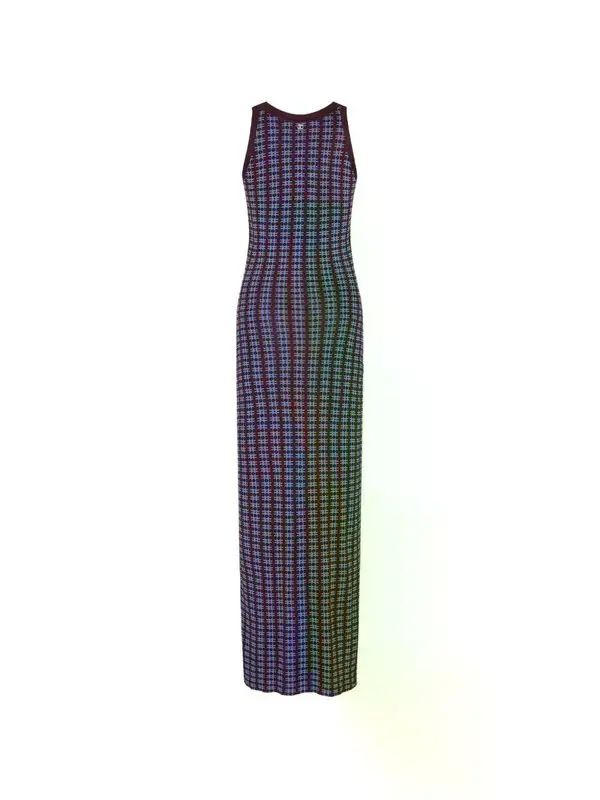 Rabanne Sleeveless Midi Dress - Purple