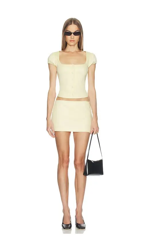 LOBA Rae Top - Yellow