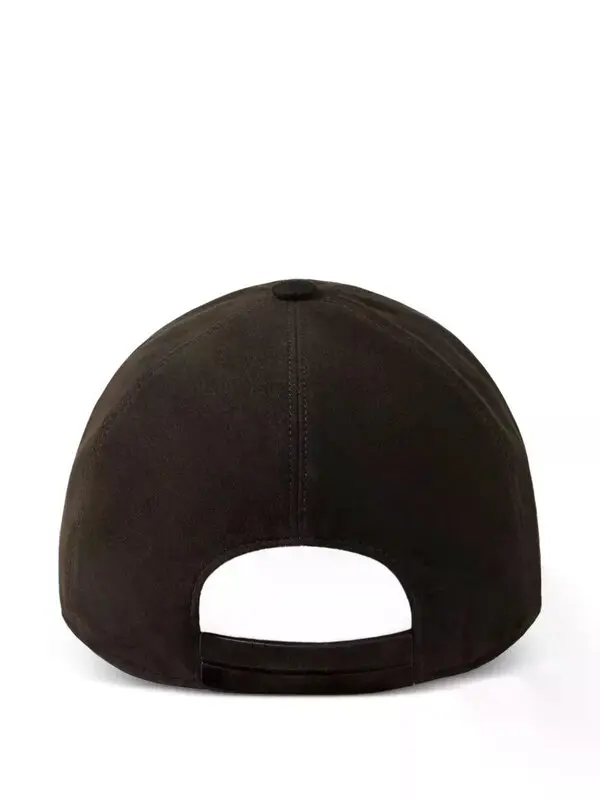 Zegna Leather Baseball Cap