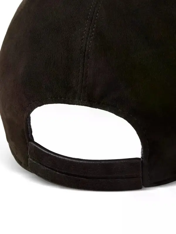 Zegna Leather Baseball Cap