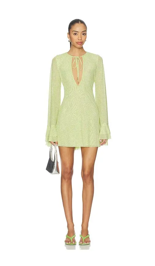 AFRM Kori Mini Dress - Green