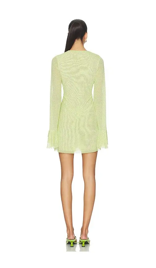AFRM Kori Mini Dress - Green