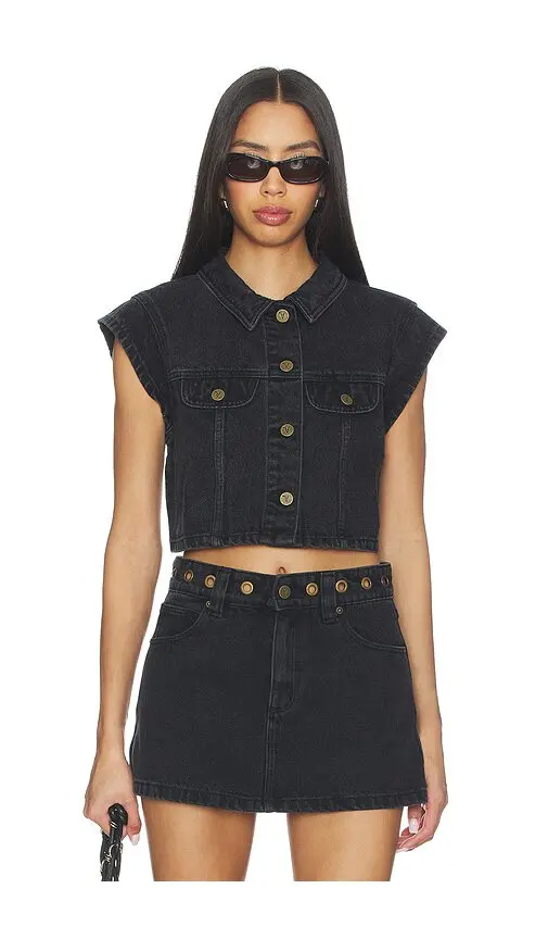 Abrand Denim My Rose Shacket