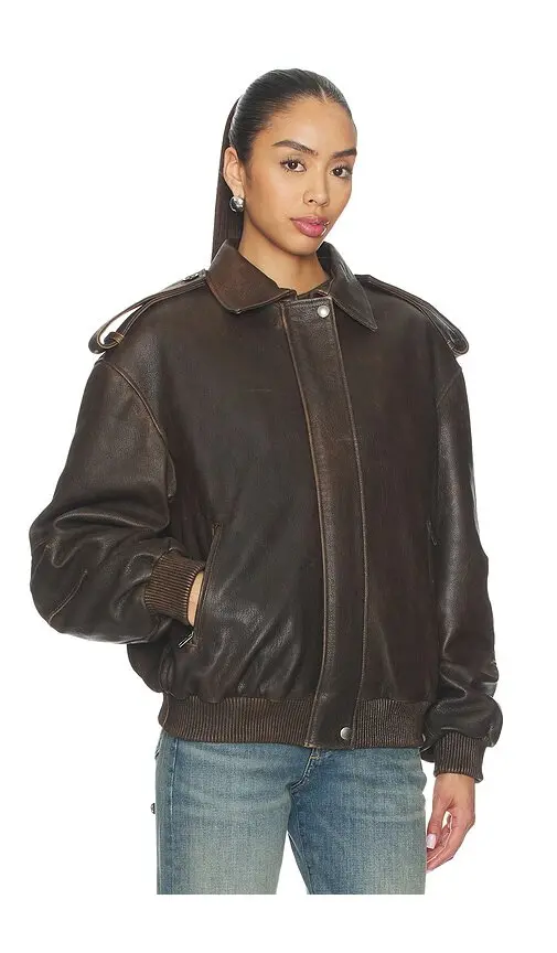 MANOKHI Daya Leather Jacket
