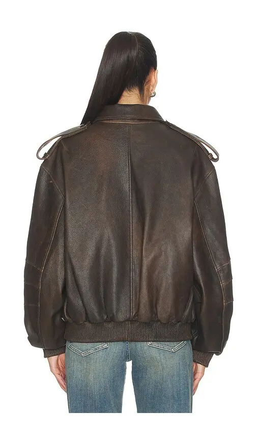 MANOKHI Daya Leather Jacket
