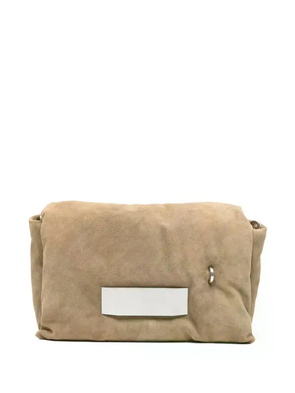 Rick Owens Big Pillow Griffin Leather Shoulder Bag - Neutrals