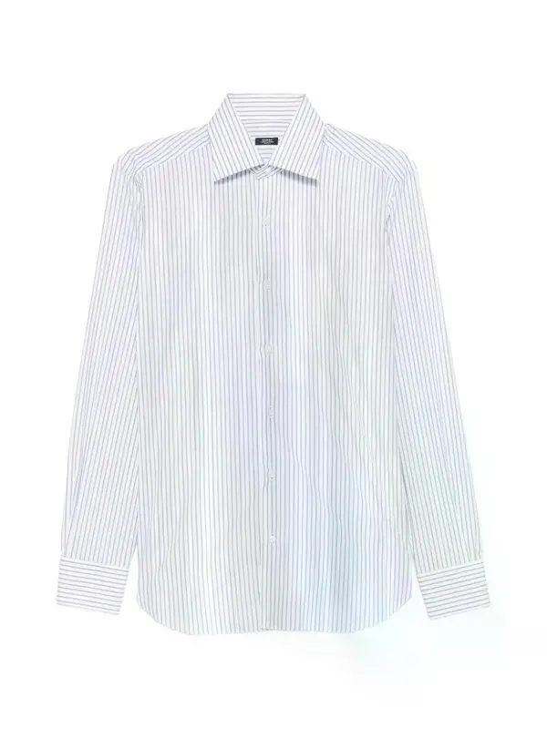 BARBA NAPOLI Striped Shirt - White