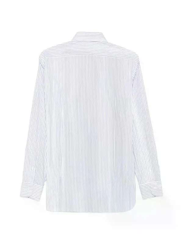 BARBA NAPOLI Striped Shirt - White