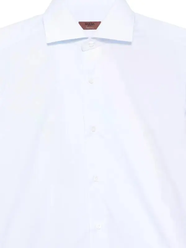 BARBA NAPOLI Point-collar Shirt - Blue