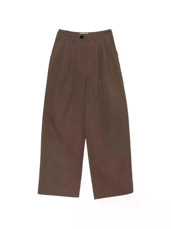 Essentiel Antwerp Pleated Trousers - Brown
