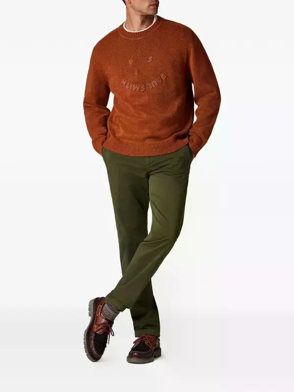 Paul Smith Embroidered Crew-neck Sweater
