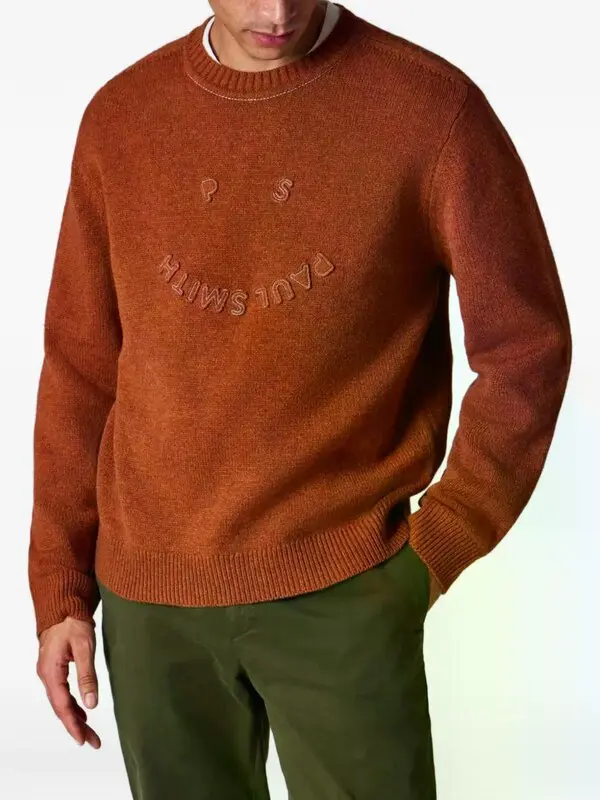 Paul Smith Embroidered Crew-neck Sweater