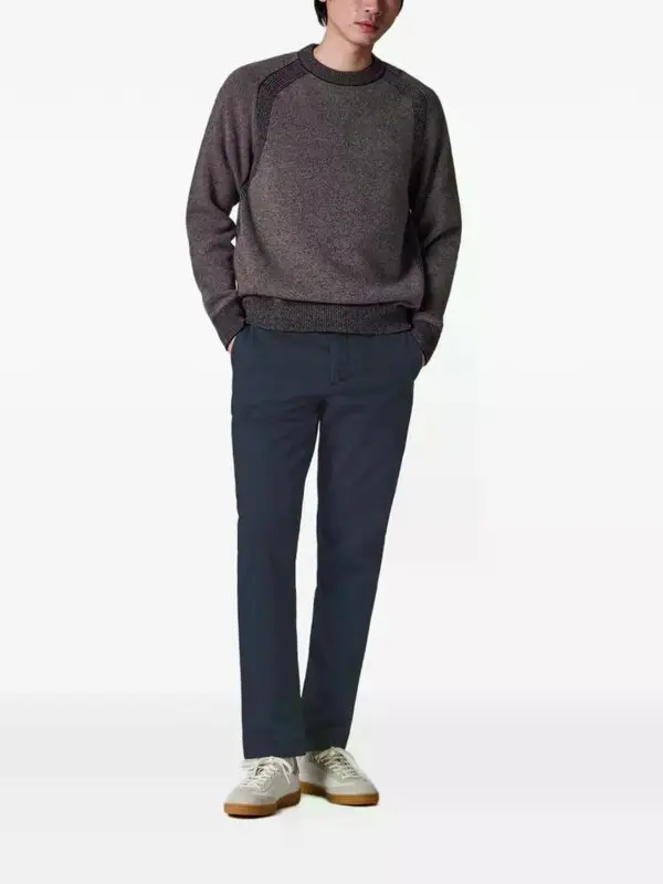 Paul Smith Crew-neck Panelled Sweater - Grey