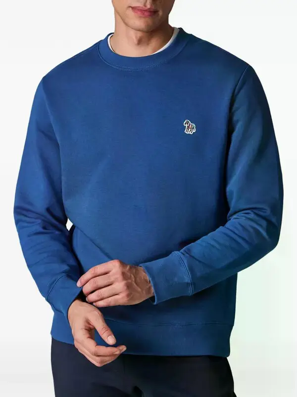 Paul Smith Logo Crew-neck Sweatshirt - Blue