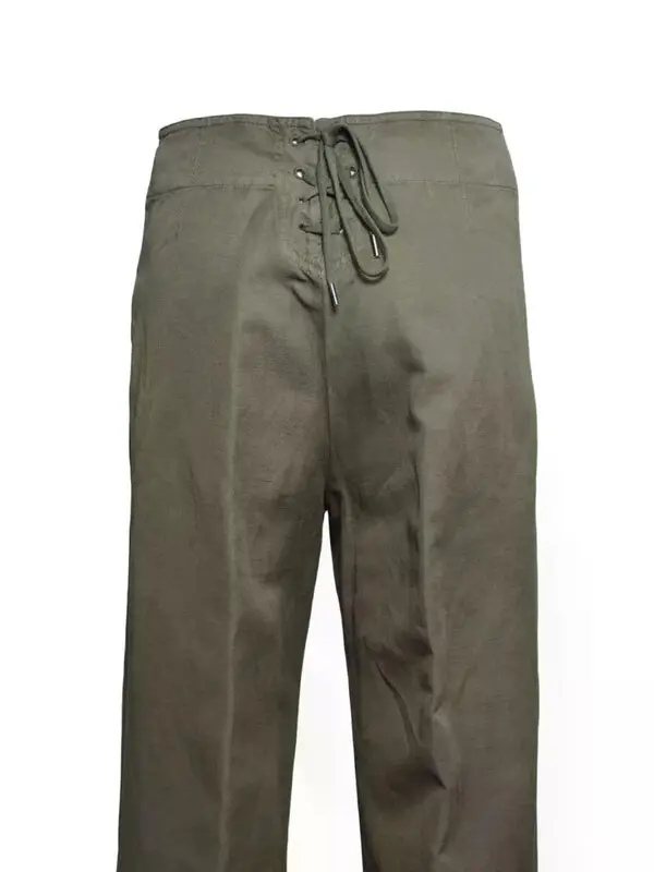 Aspesi Lace-up Trousers - Green