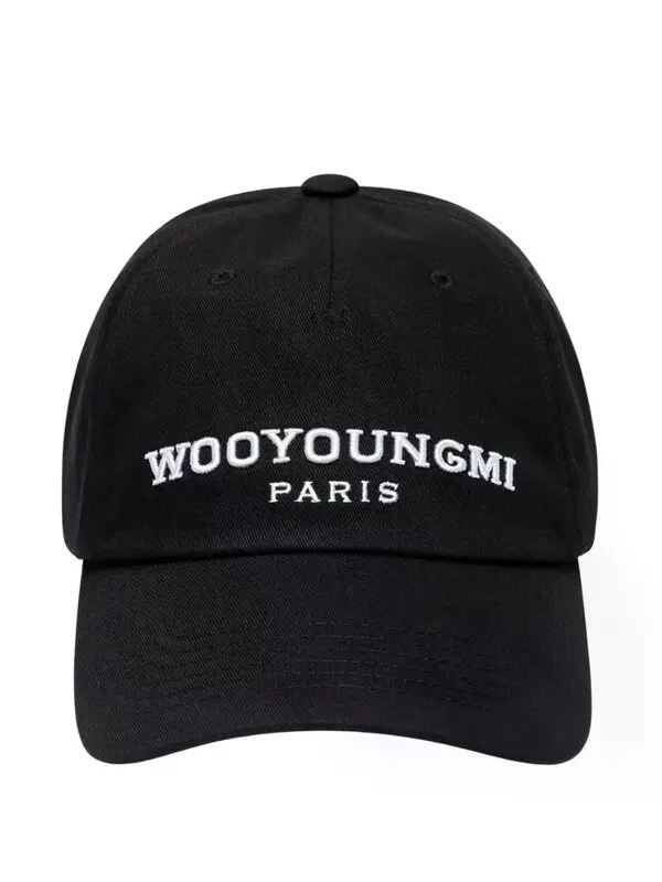 WOOYOUNGMI Embroidered-logo Baseball Cap - Black