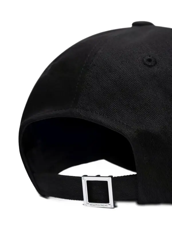 WOOYOUNGMI Embroidered Logo Baseball Cap - Black