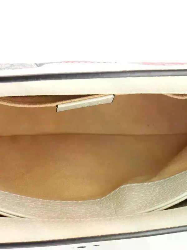 Gucci Ophidia Chain Shoulder Bag Flora Gg Coated Canvas Small - Brown