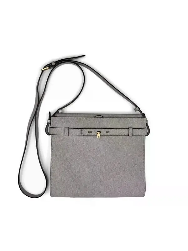VALEXTRA Brera B-tracollina Crossbody Bag - Grey