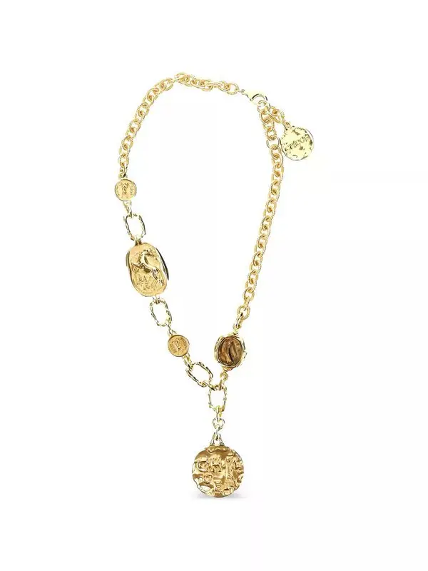 Chloé Coin Pendant Necklace - Gold