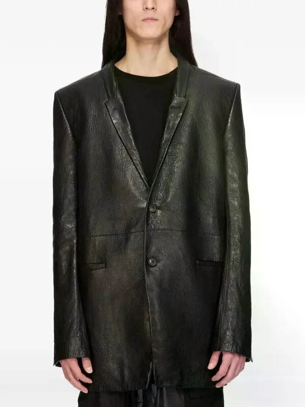 Rick Owens Single-breasted Blazer - Black