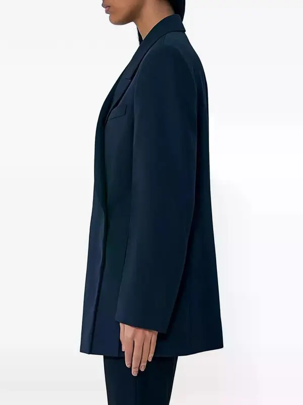 JIL SANDER Double-breasted Blazer - Blue
