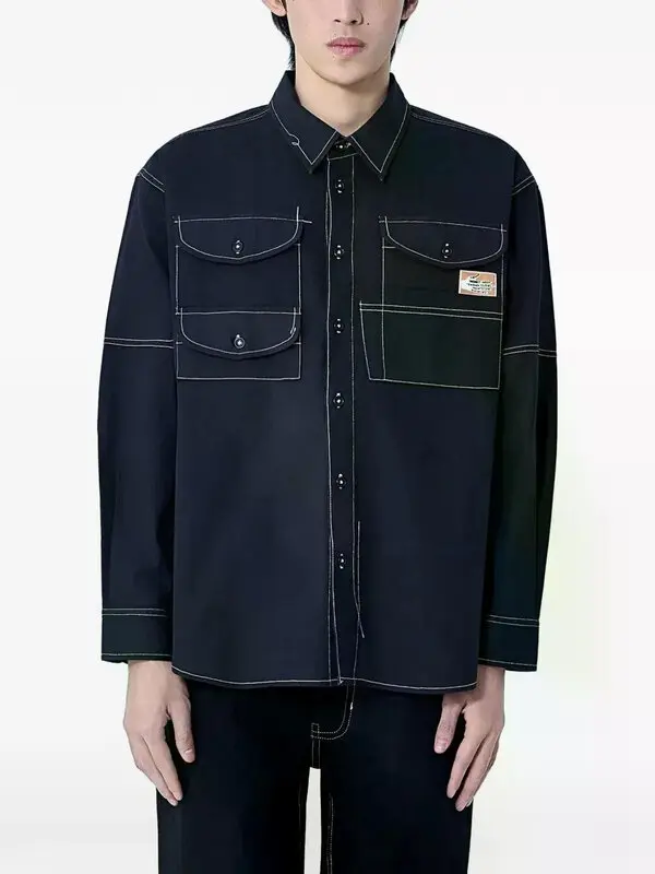 STORY MFG. Logo-patch Shirt