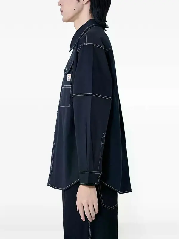 STORY MFG. Logo-patch Shirt