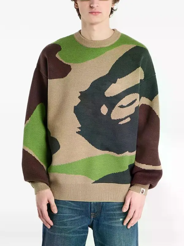 A BATHING APE Camouflage-print Sweatshirt