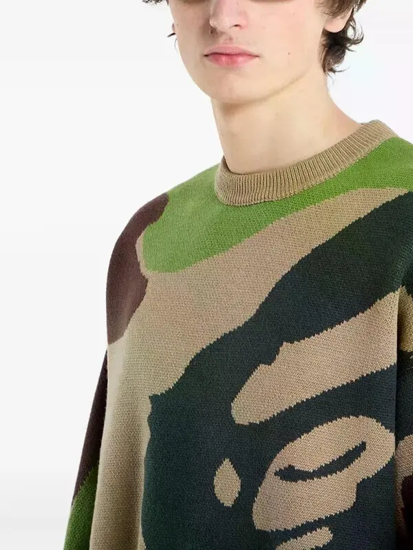 A BATHING APE Camouflage-print Sweatshirt