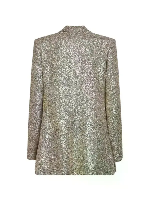 BLANCA VITA Sequin-embellished Shawl-collar Blazer