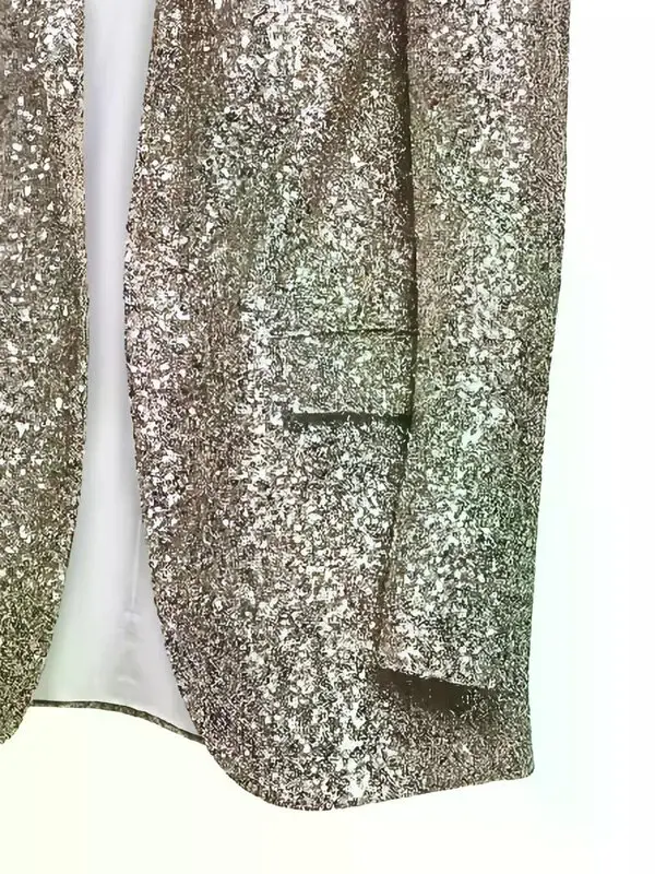 BLANCA VITA Sequin-embellished Shawl-collar Blazer