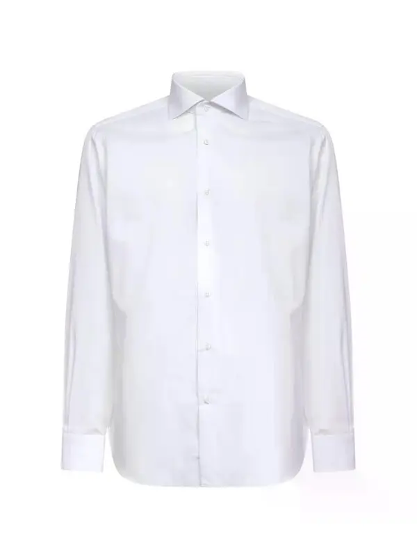 BARBA NAPOLI Long-sleeeves Shirt - White