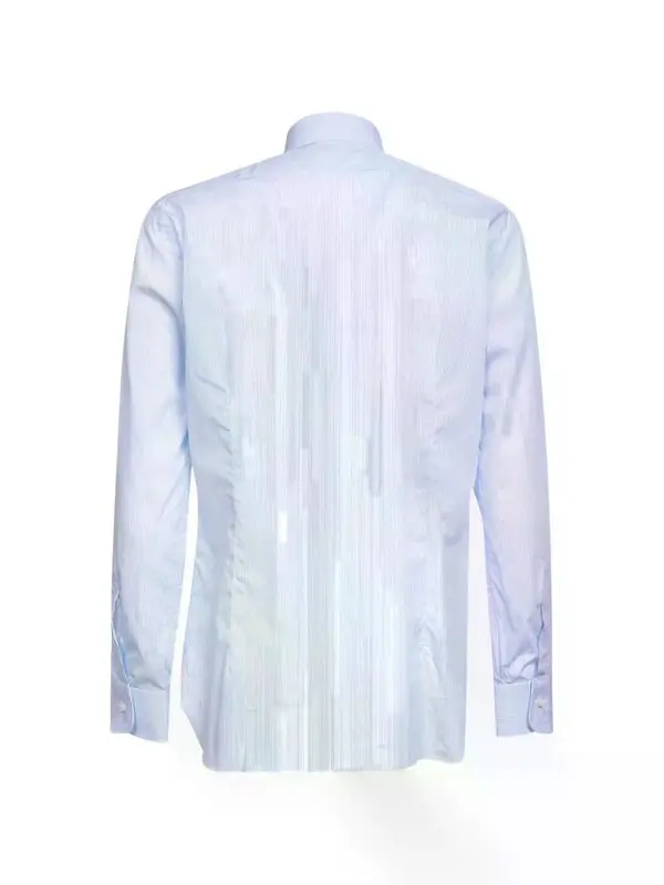 BARBA NAPOLI Striped Shirt - Blue