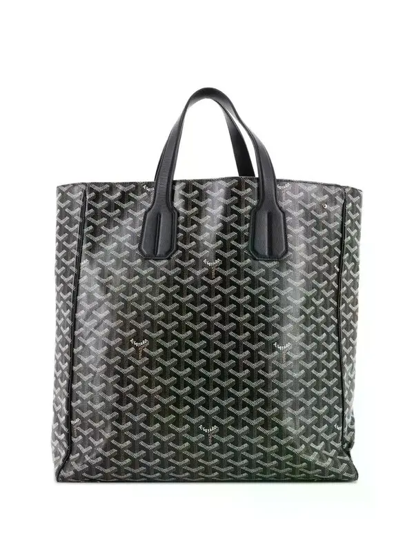 Goyard Voltaire Iii Coated Canvas Tote Bag - Black